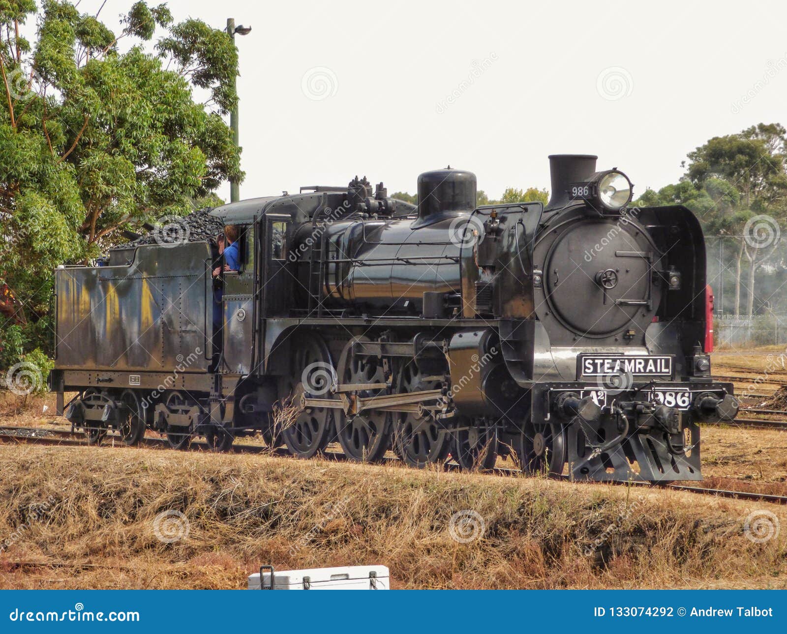 A2 Class Steam Locomotive At Steamrail Open Day Editorial Photography Image Of Victorian