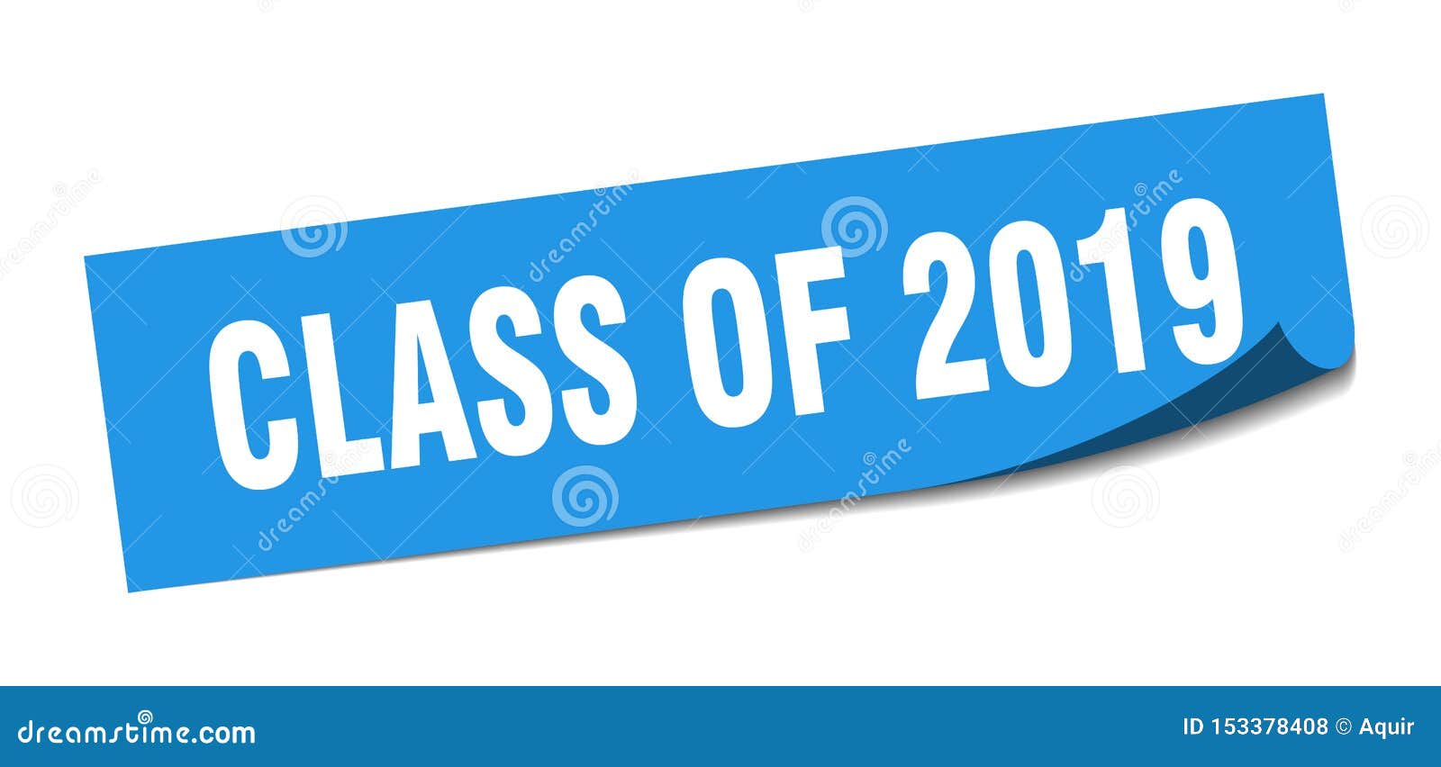 Class of 2019 Sticker. Class of 2019 Square Sign. Class of 2019 Stock ...