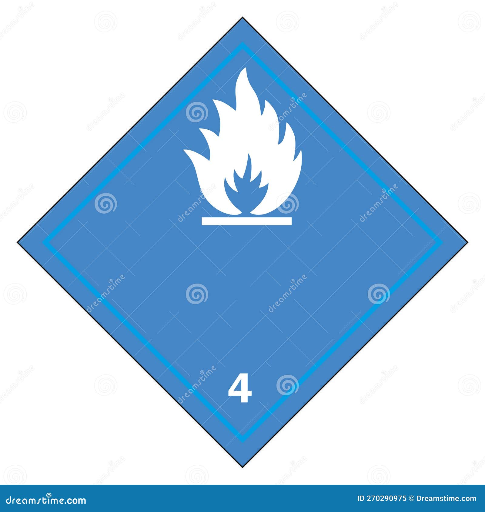 Class 2 Symbol. Gas. Oxygen. Vector Illustration. Stock Illustration ...