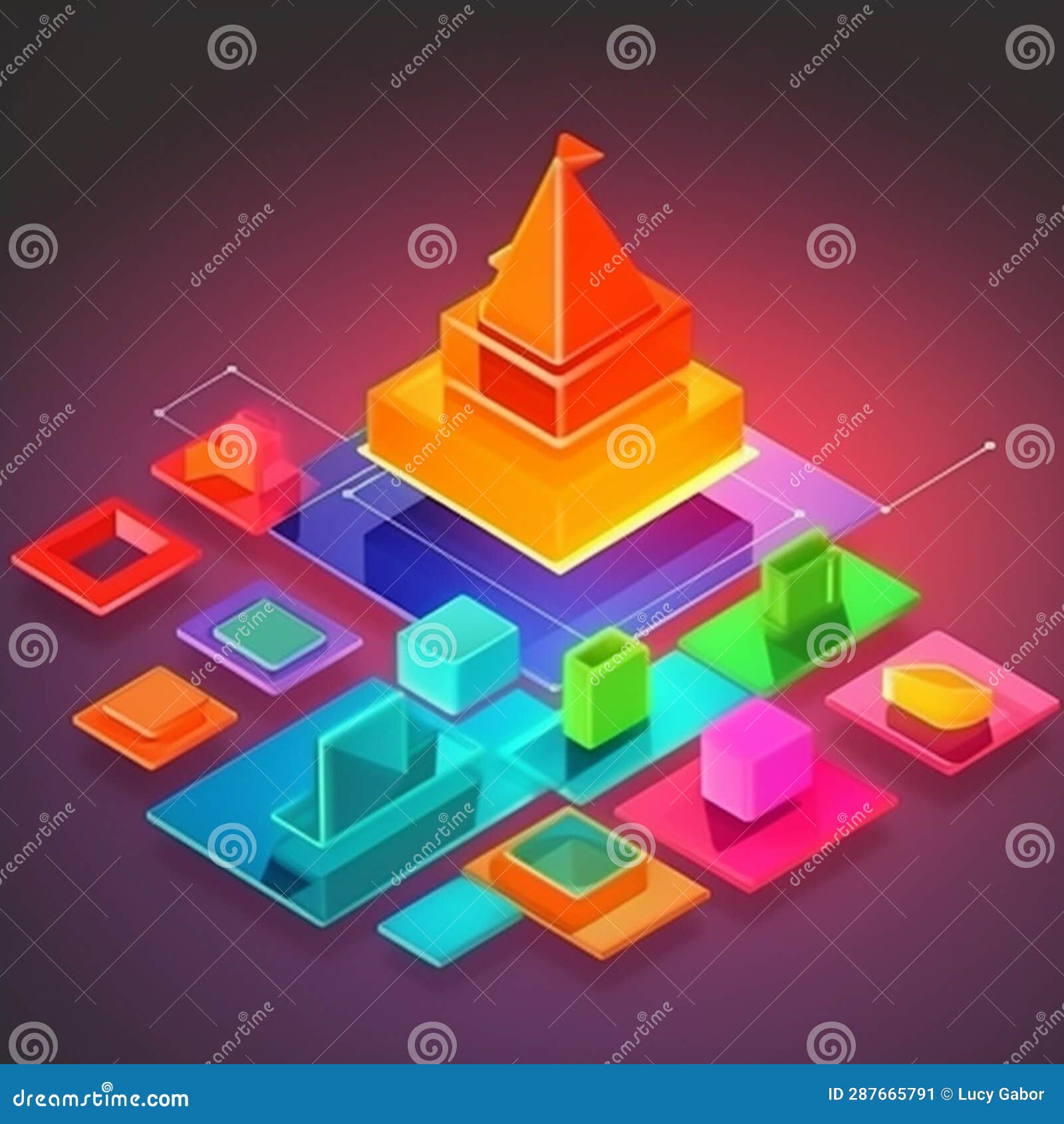 Class Uml Diagrams Vibrantly Illustration Stock Illustration ...