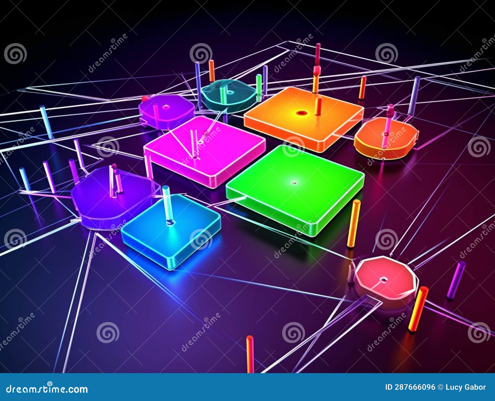 Class Uml Diagrams Vibrantly Illustration Stock Illustration ...