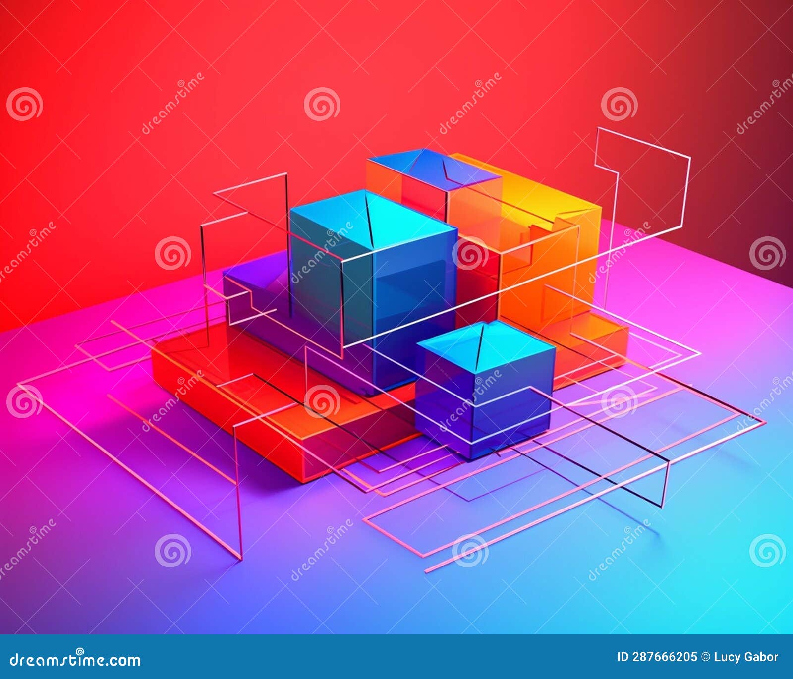 Class Uml Diagrams Vibrantly Illustration Stock Illustration ...