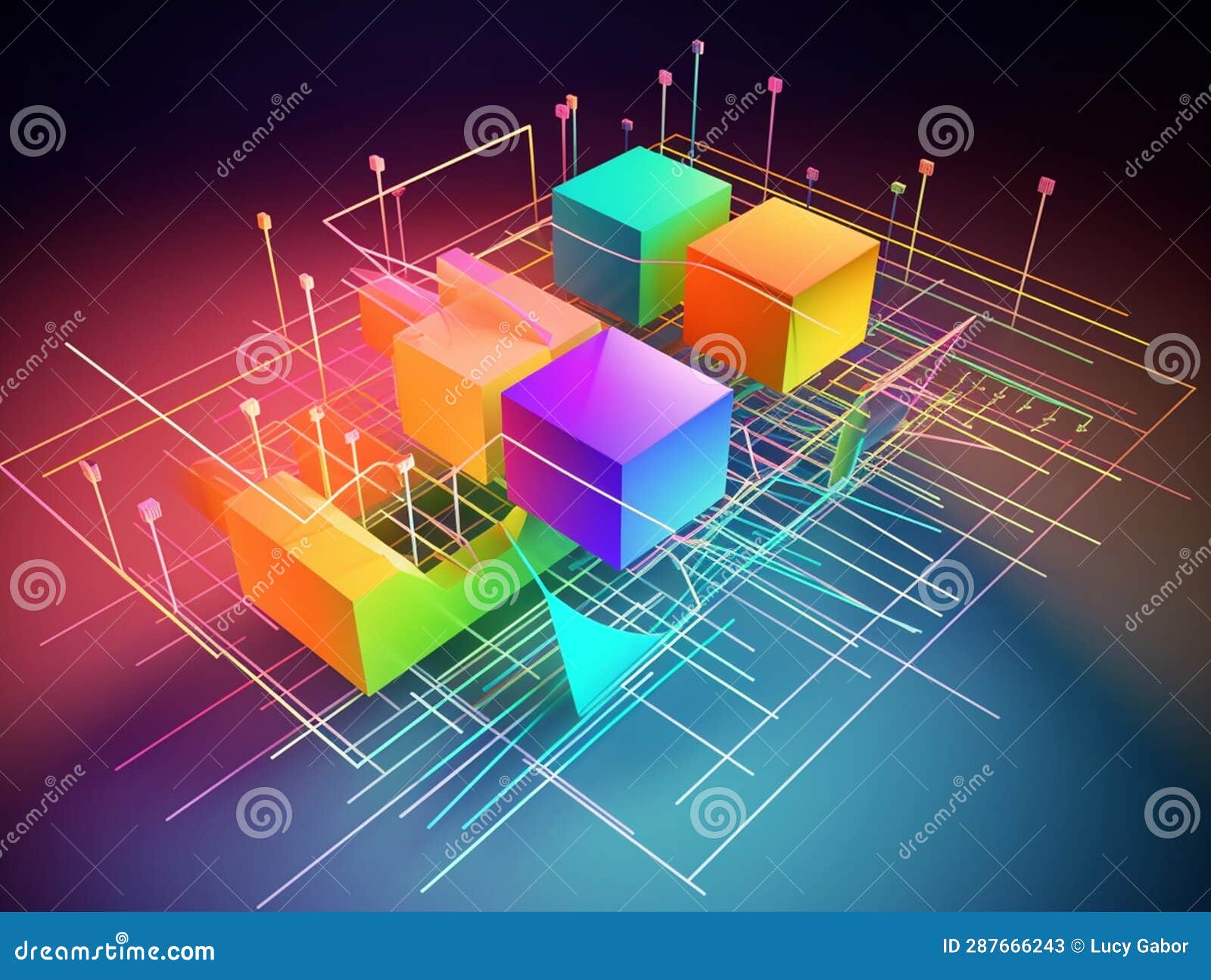 Class Uml Diagrams Vibrantly Illustration Stock Illustration Illustration Of Development