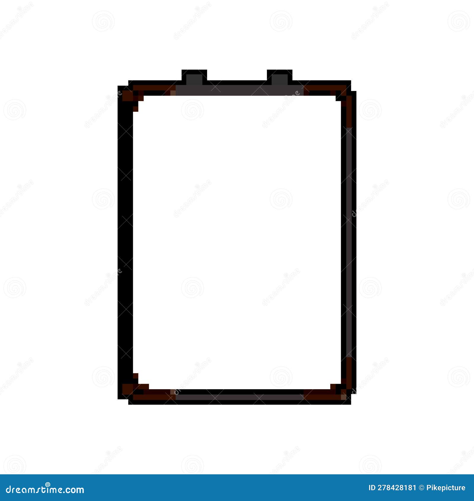 Class Whiteboard School Game Pixel Art Vector Illustration Stock Vector ...