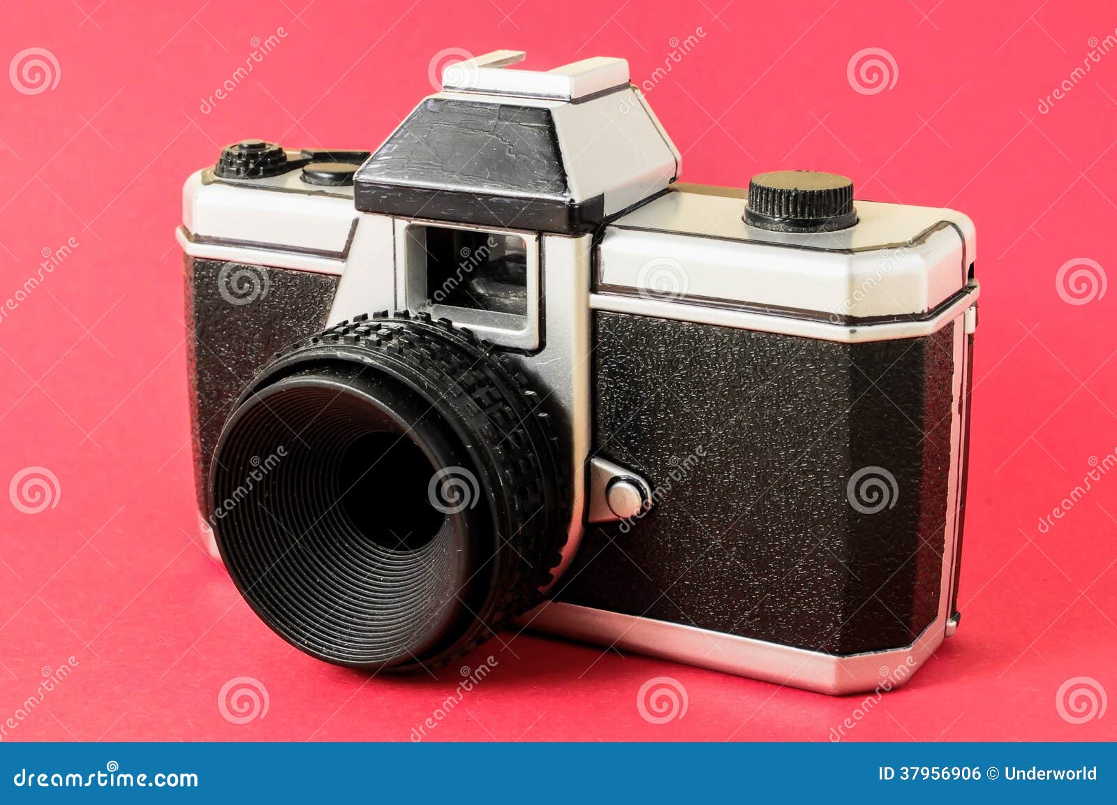 Classic 35mm Plastic Toy Photo Camera Stock Photo - Image of childhood ...