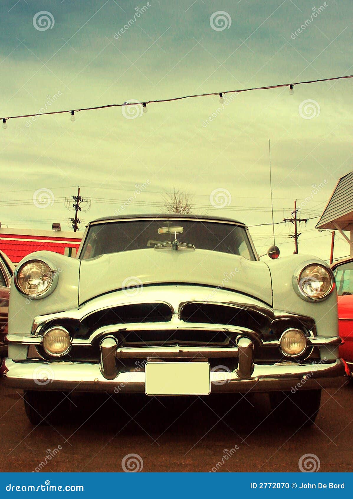 Classic 50s American Car stock photo. Image of american - 2772070