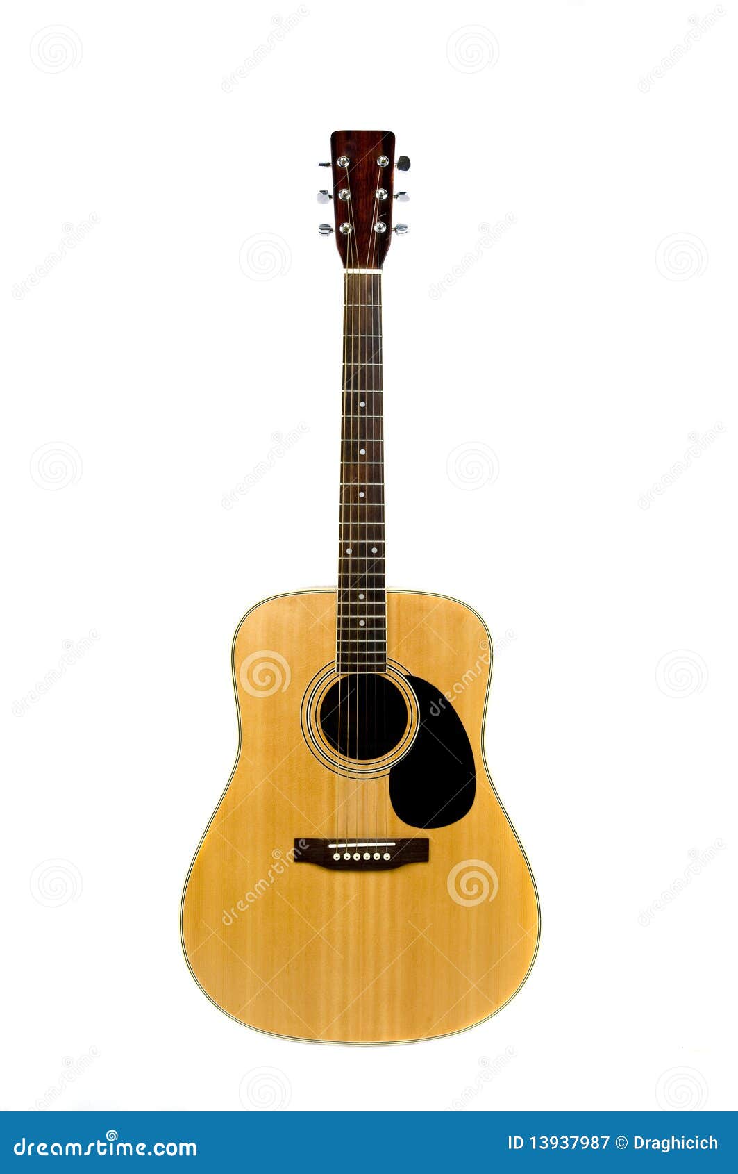 Classic acoustic guitar stock image. Image of classic - 13937987