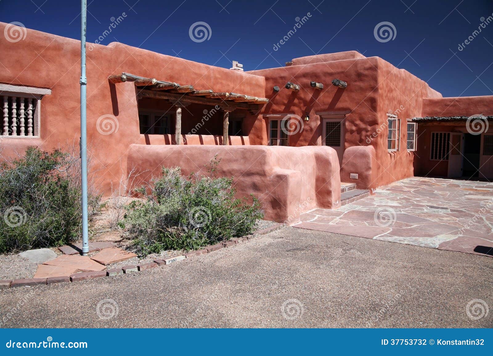 Classic Adobe house stock photo. Image of exotic, mexican - 37753732