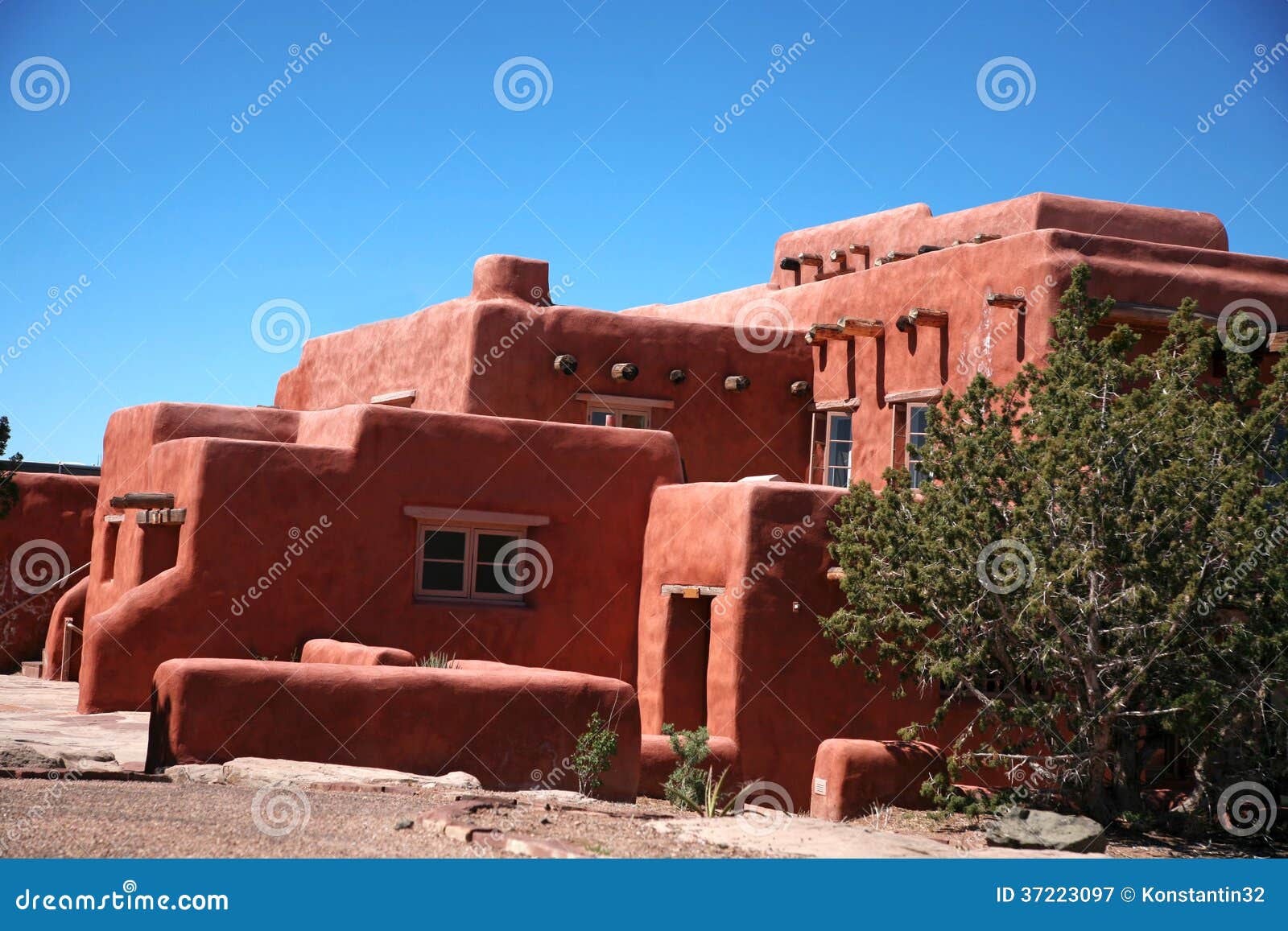 Classic Adobe house stock image. Image of peaceful, empty - 37223097