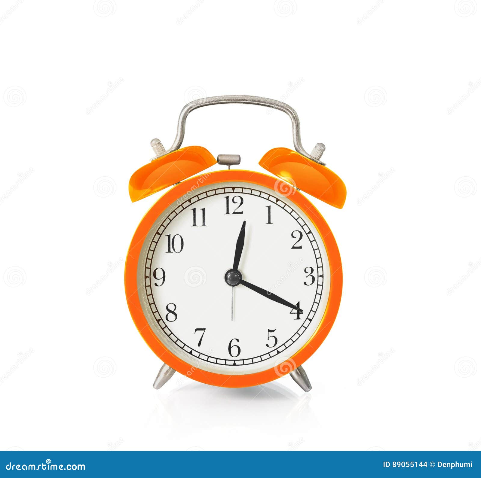 Classic Alarm Clock Morning Stock Photo - Image of dial, number: 89055144