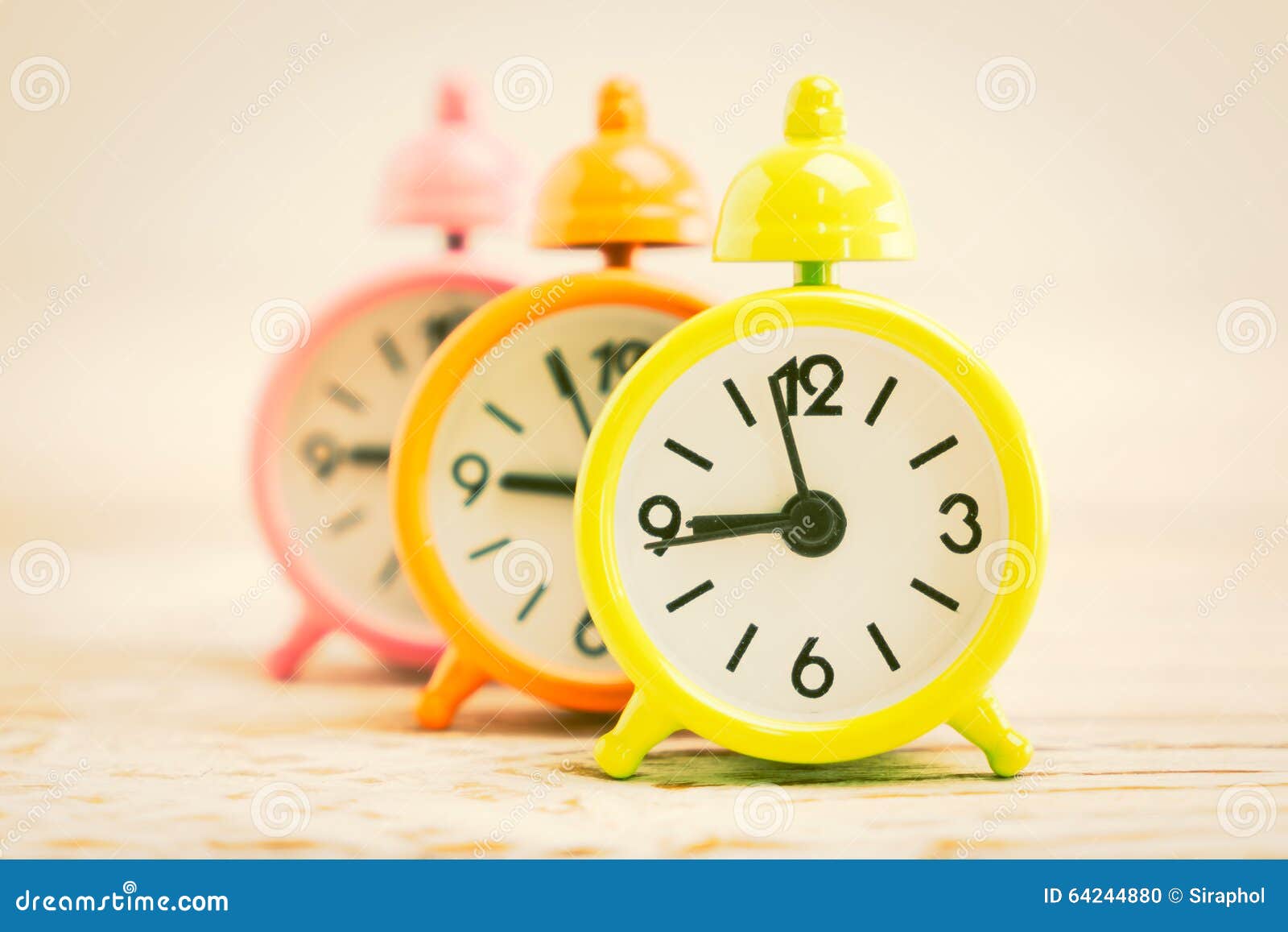 Classic Alarm clock stock photo. Image of retro, timer - 64244880