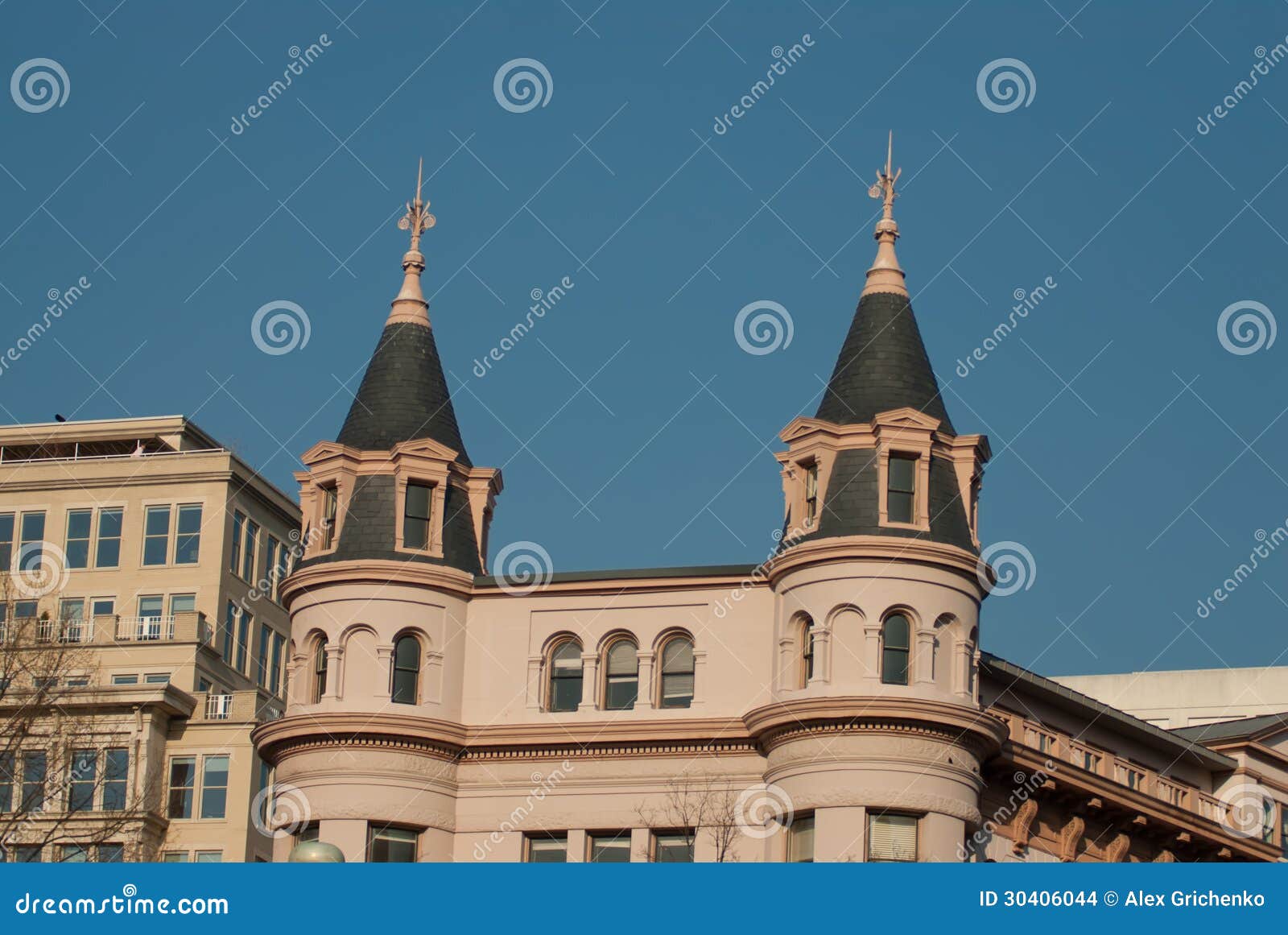 Classic American Architecture Stock Photo - Image of city, scene: 30406044