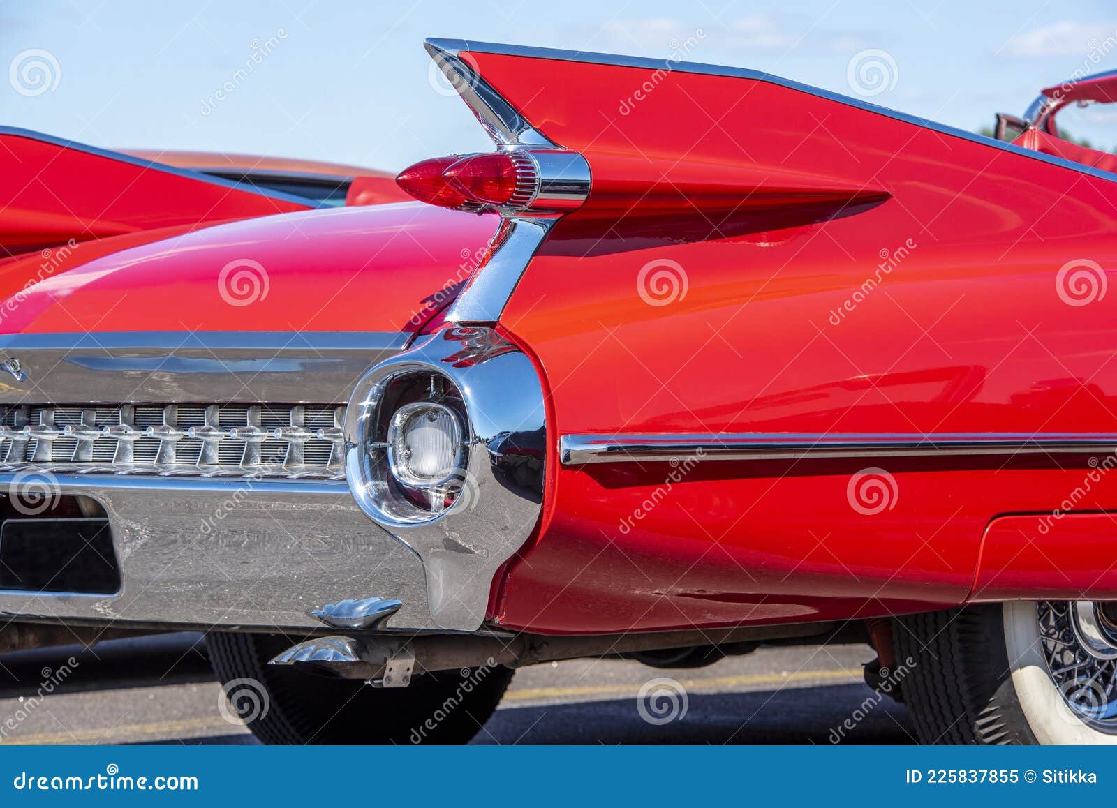 Classic American Convertible Car from 1960`s Stock Image - Image of ...