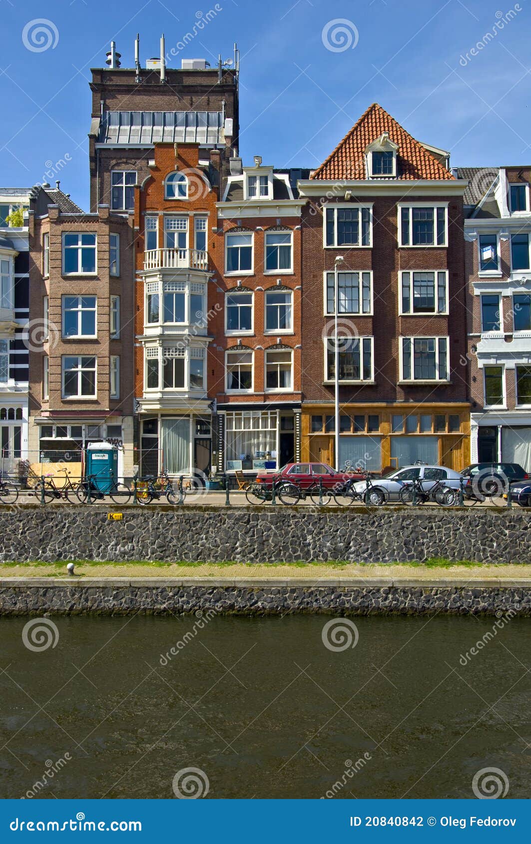 Classic amsterdam view stock photo. Image of canal, dwelling - 20840842