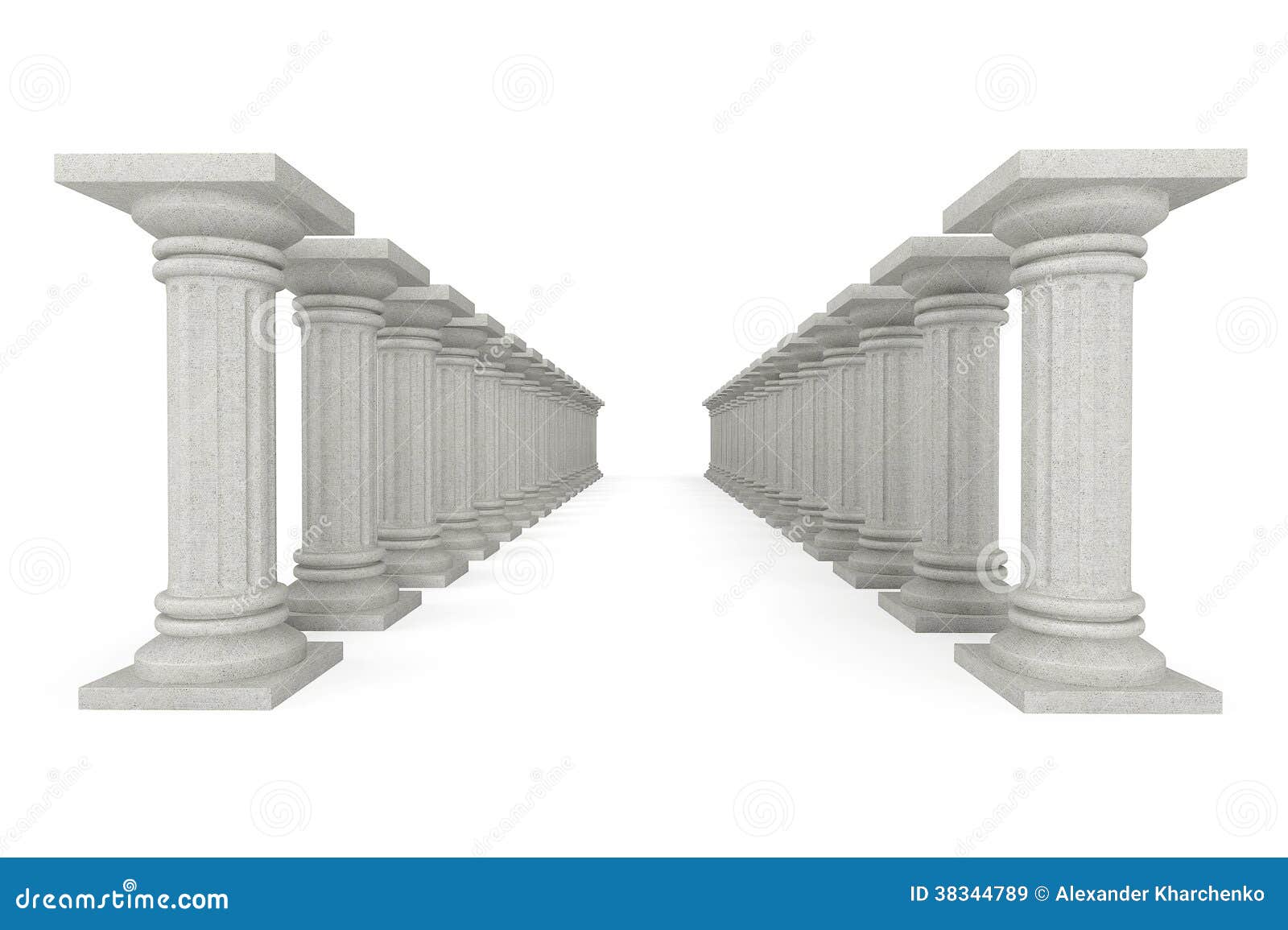 Classic Ancient Roman Border Cartoon Vector | CartoonDealer.com #95963961