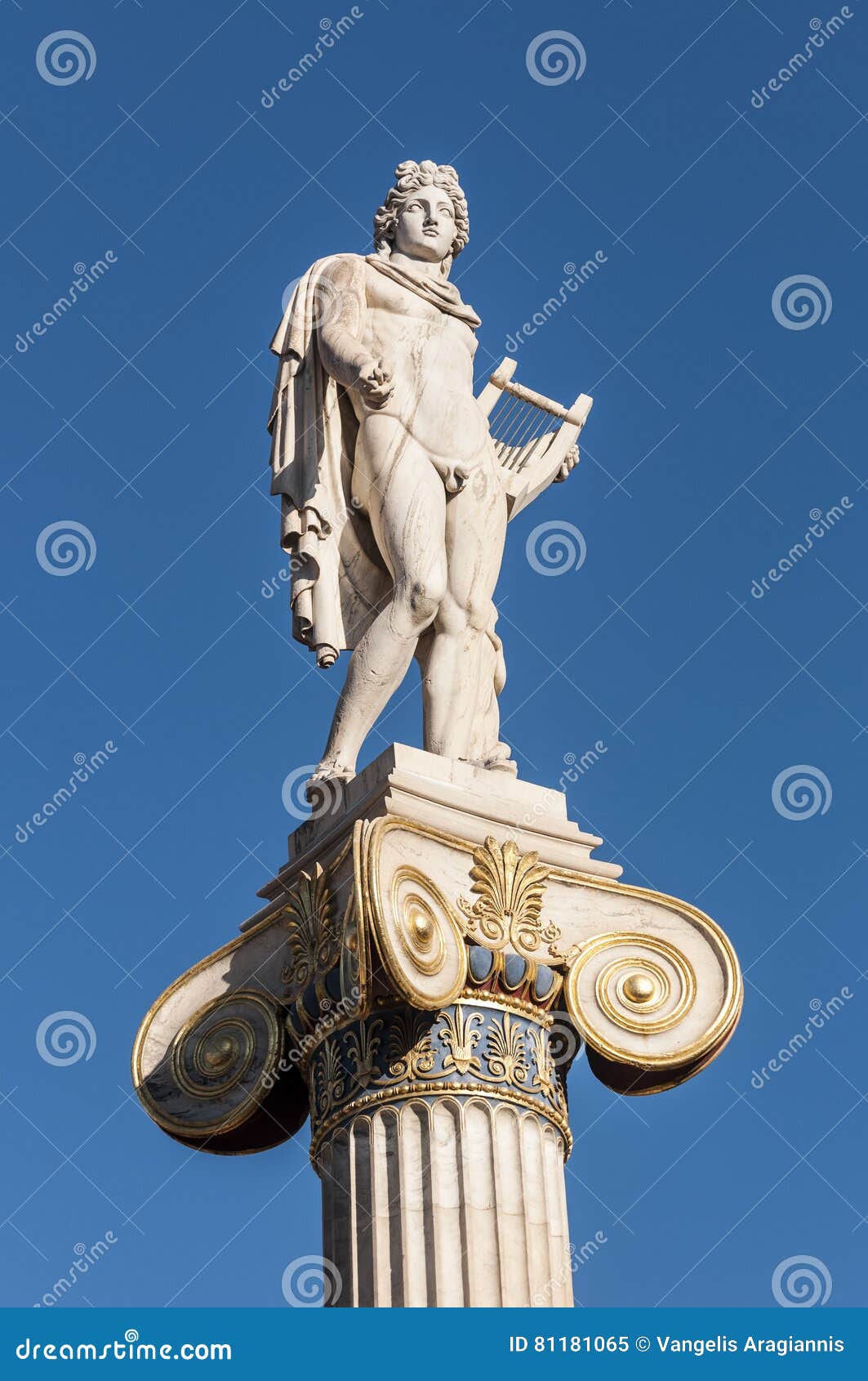 Classic Apollo Statue Stock Photography | CartoonDealer.com #81159200