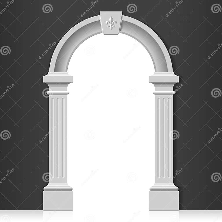 Classic arch stock vector. Illustration of design, arcade - 28678203