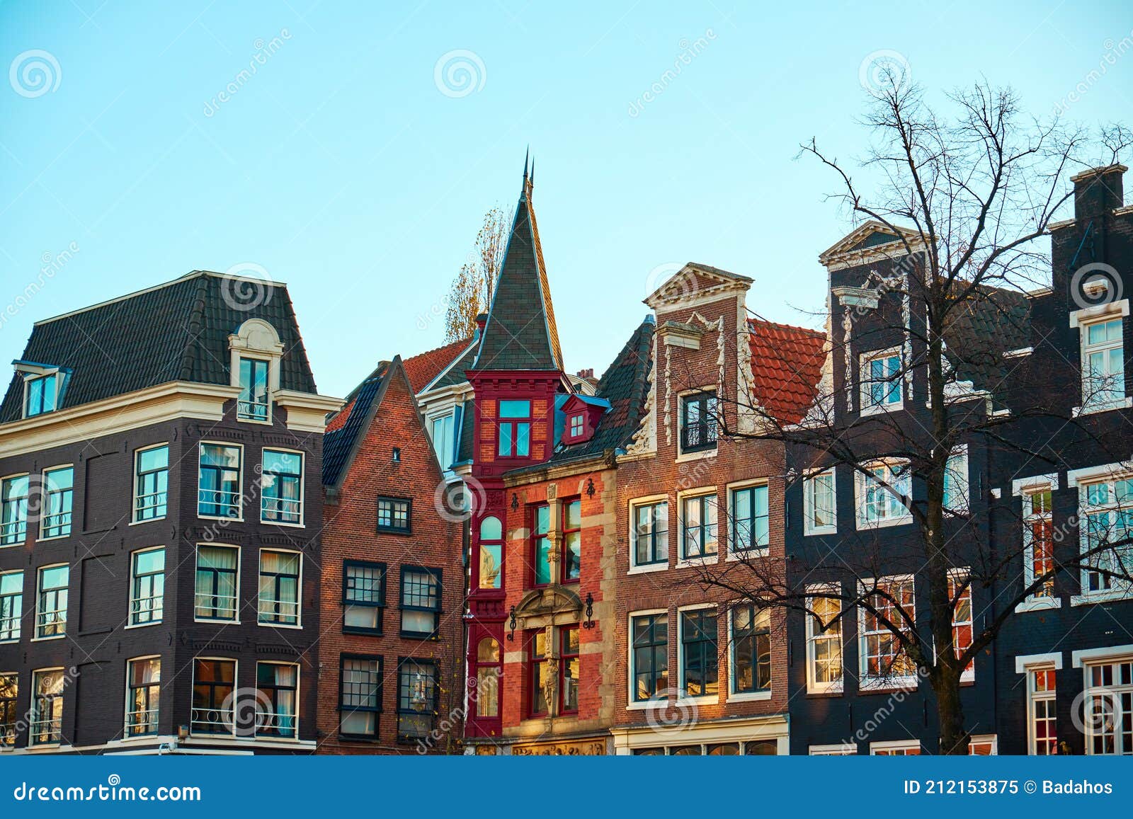 Classic Architecture of Amsterdam Stock Image - Image of touristic ...