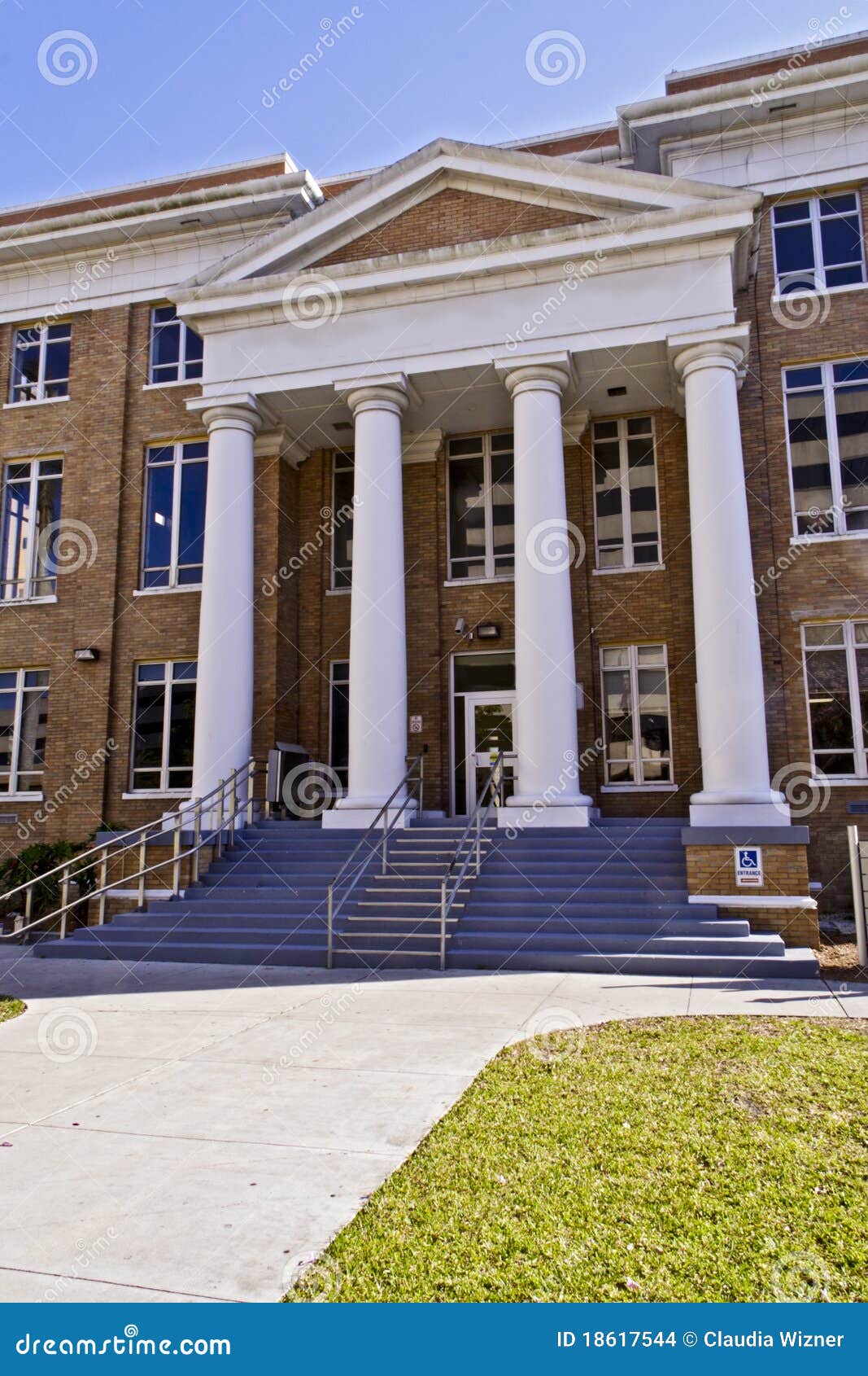 Classic Architecture with Columns Stock Photo - Image of legislative ...
