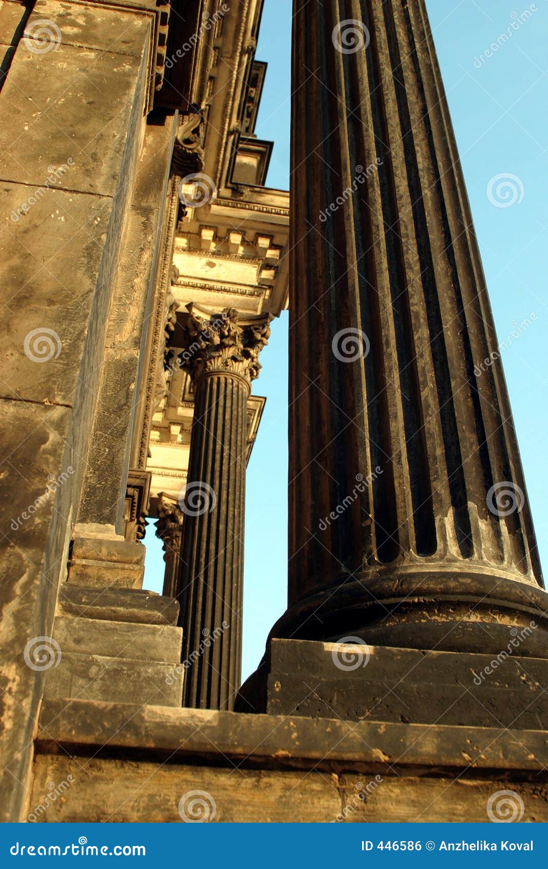 Classic Architecture Columns Stock Photo - Image of life, palace: 446586