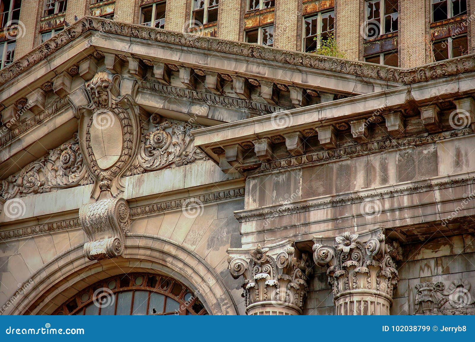 Classic Architecture Details Stock Image - Image of city, urban: 102038799