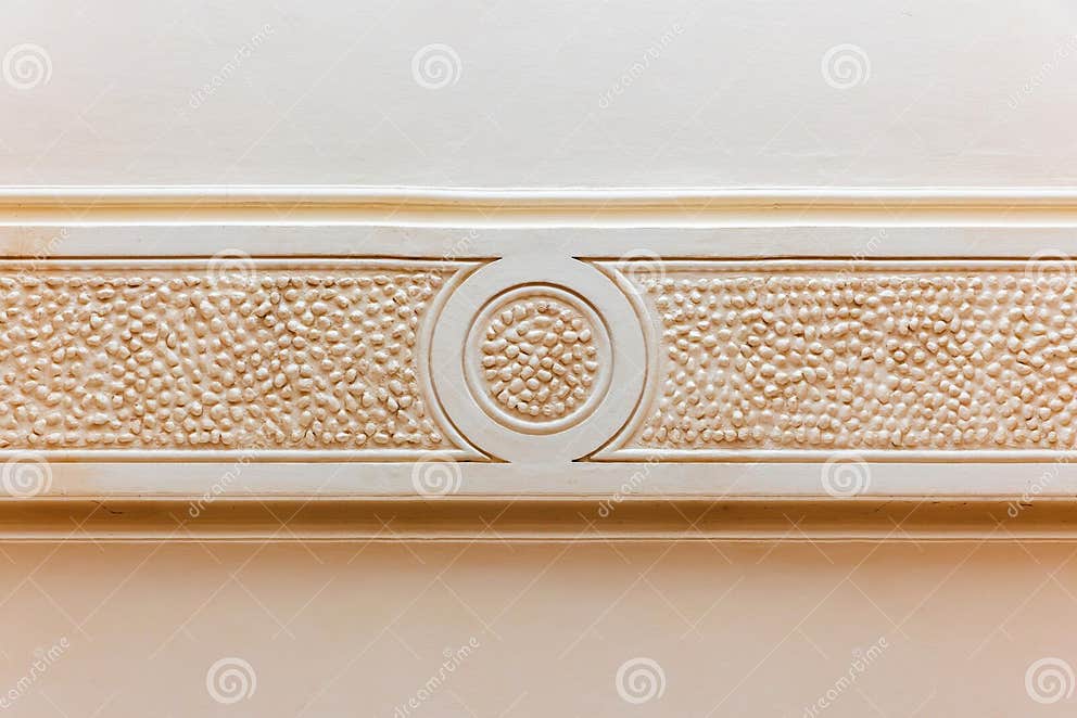 Classic Architecture Details, Geometric Bas-relief Ceiling Decor Stock ...