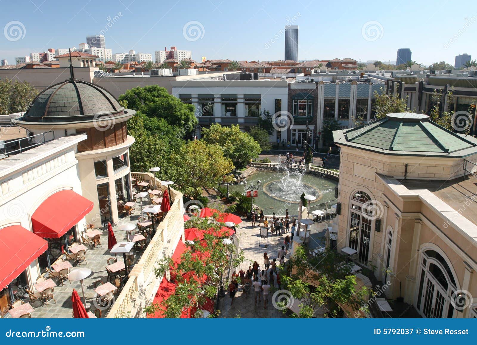 Classic Architecture at the Grove Stock Image - Image of retail, urban ...