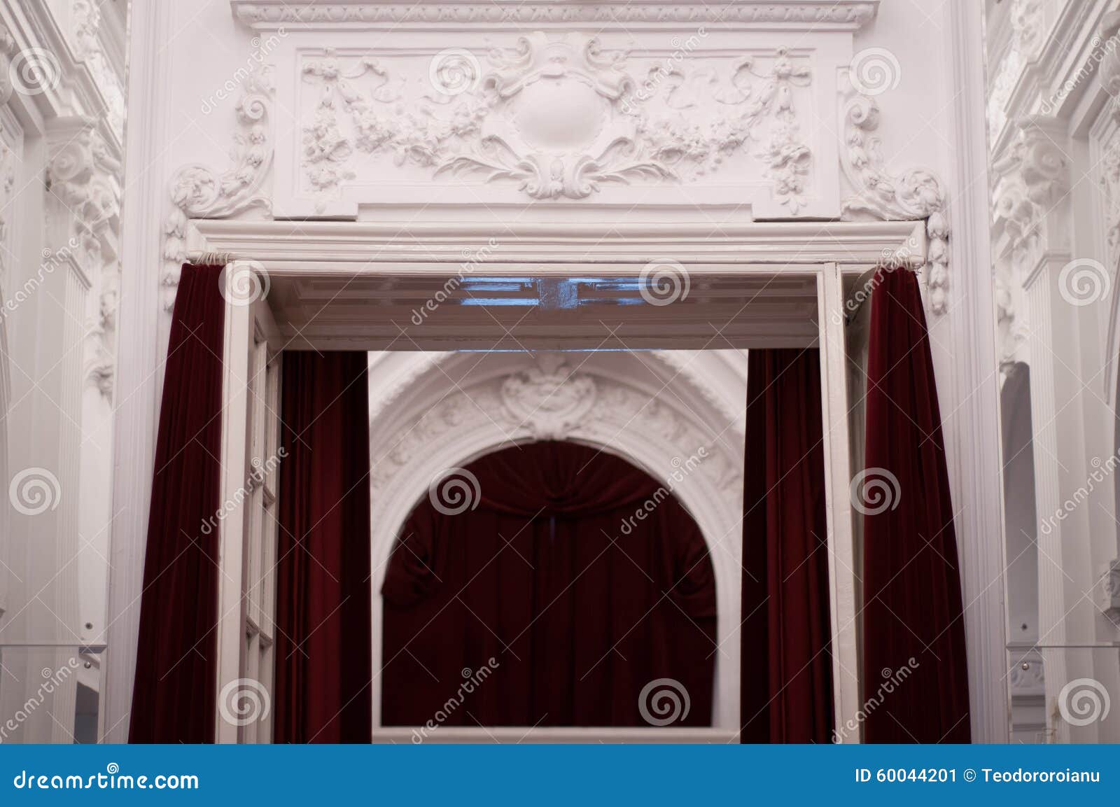 Classic Architecture Stucco Stock Image - Image of classic, arches ...