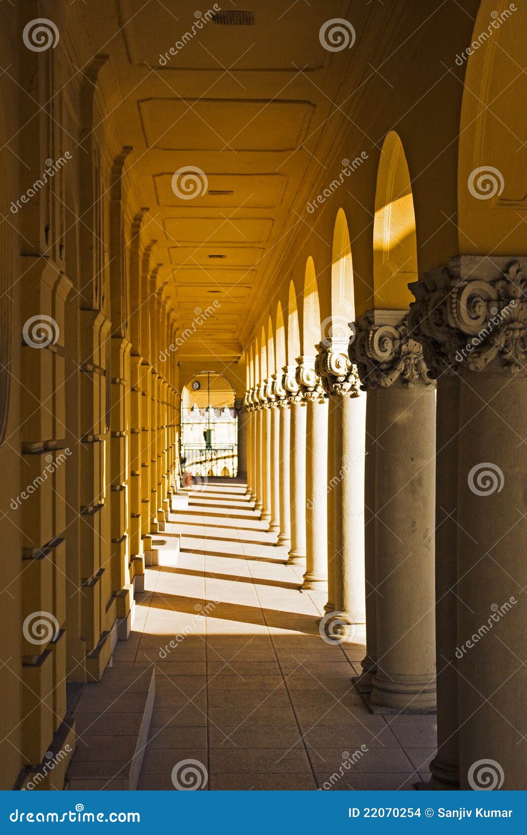 Classic Archway with Colonnade Stock Photo - Image of destinations ...