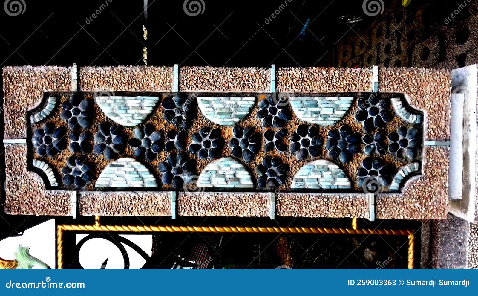 Classic Art Paste Stone, Various Small Stone Materials, Pasted with ...