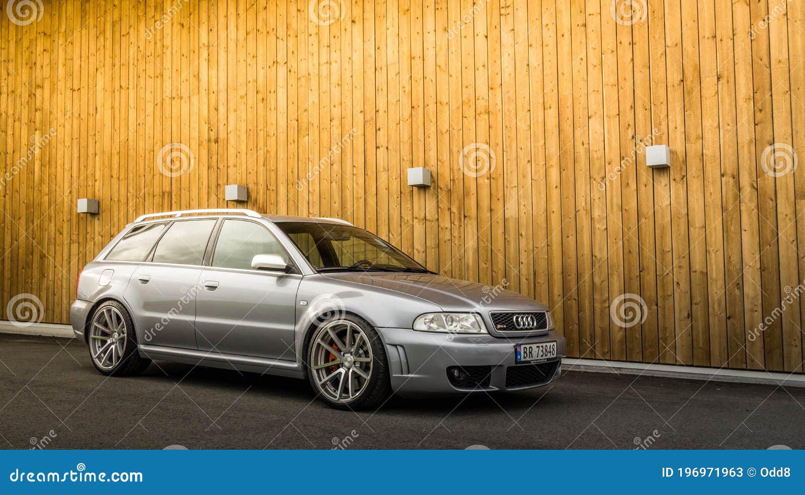 Classic Audi RS4, Seen from the Side. Editorial Stock Photo - Image of ...