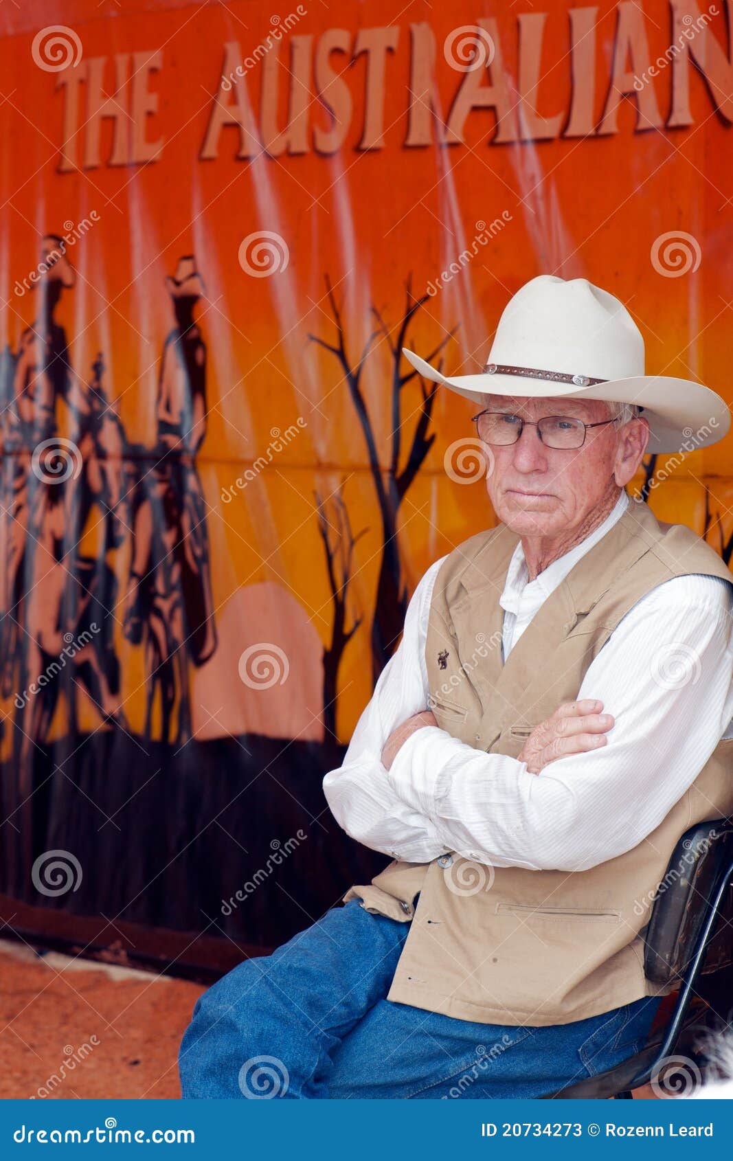 Classic Australian Man editorial stock photo. Image of cowboy - 20734273