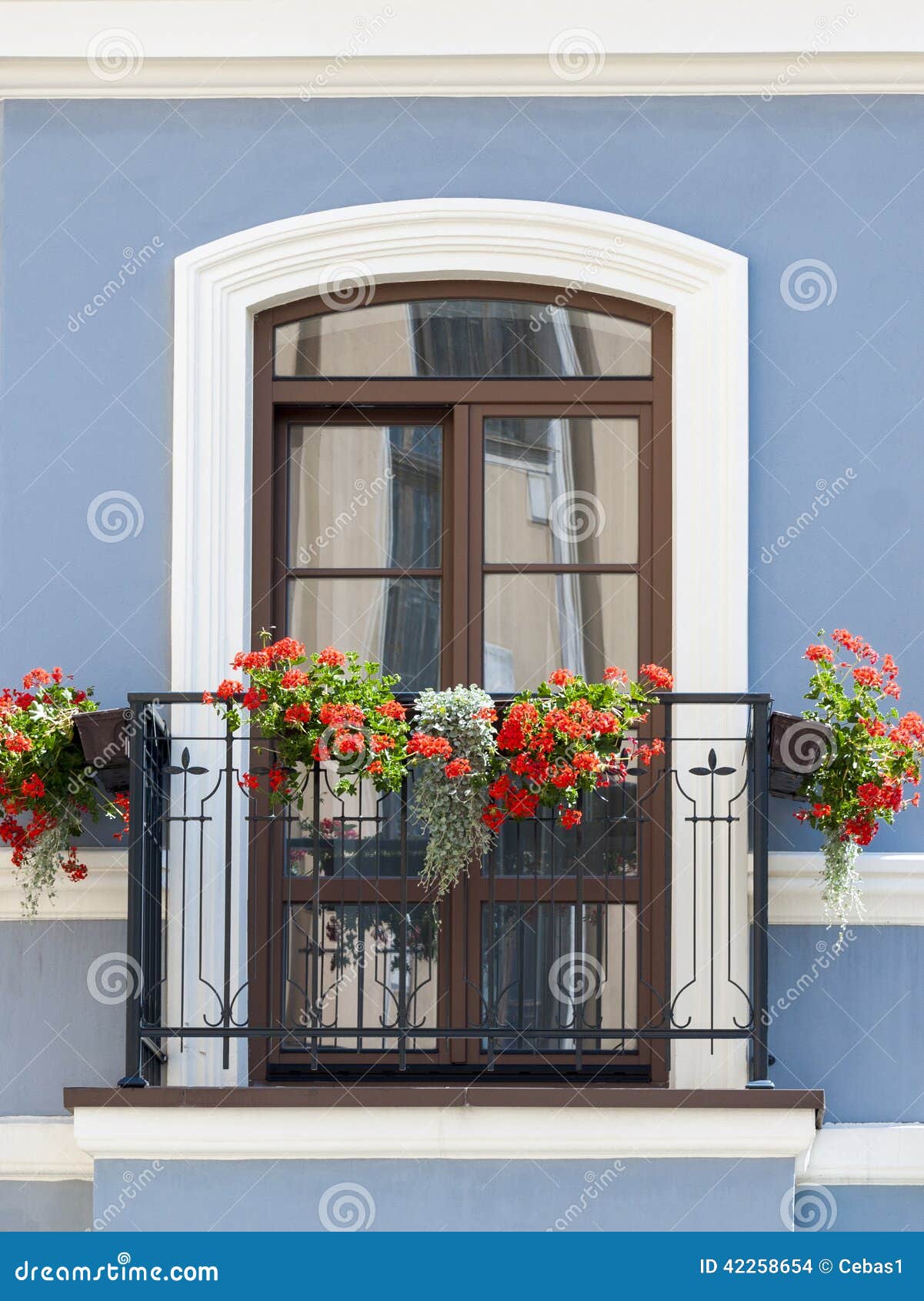 Classic balcony stock photo. Image of decoration, architecture - 42258654