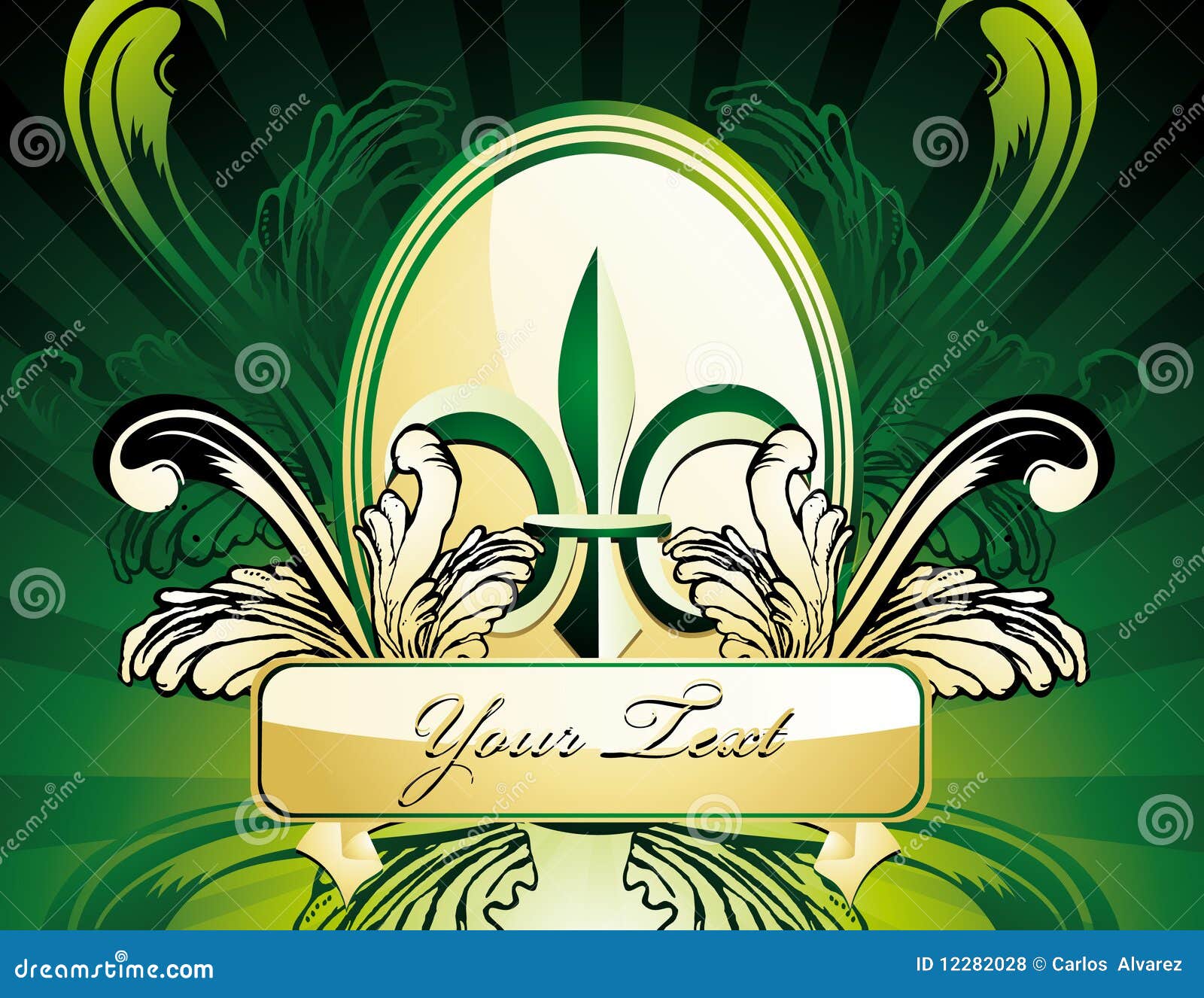 Classic Banner Scroll Label. Vintage Engraving Element Cartoon Vector ...