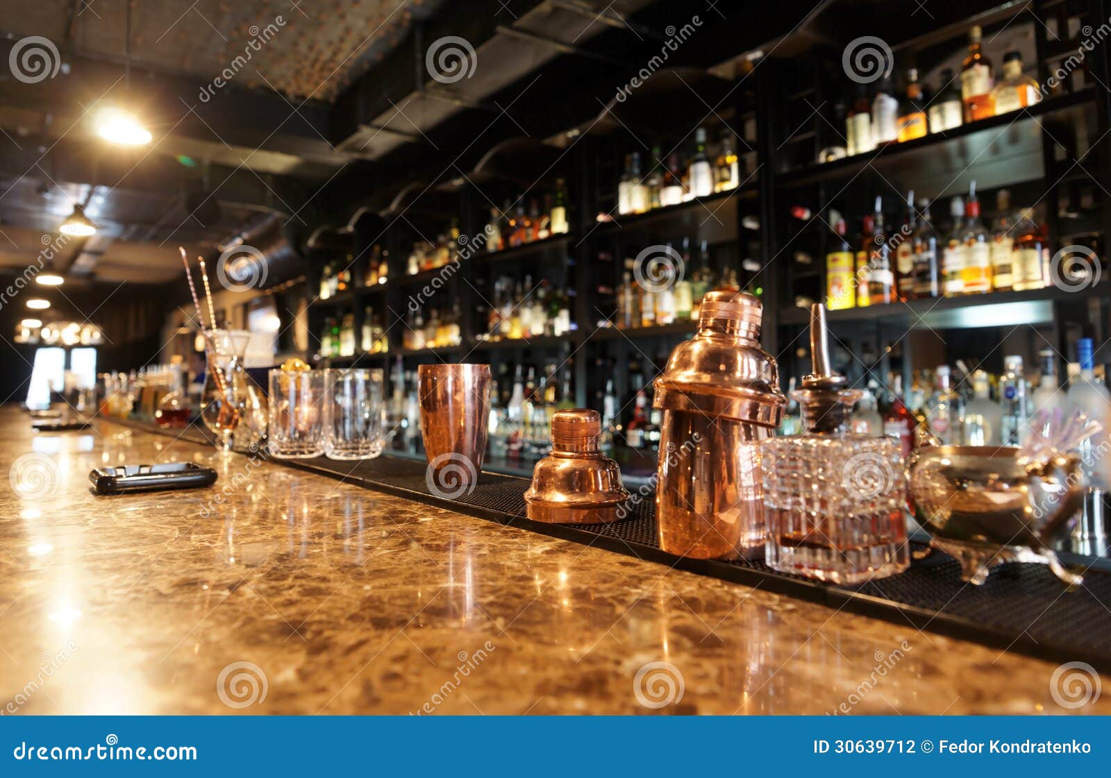 Classic bar counter stock photo. Image of decoration - 30639712