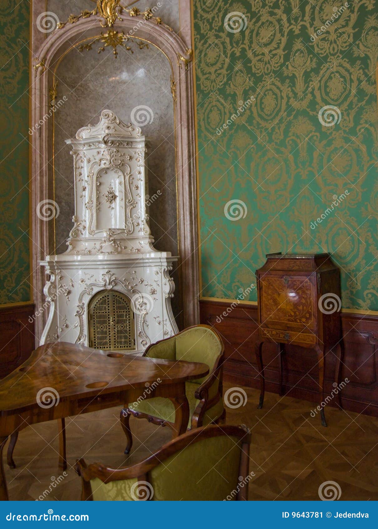 Classic baroque interior stock image. Image of vintage - 9643781