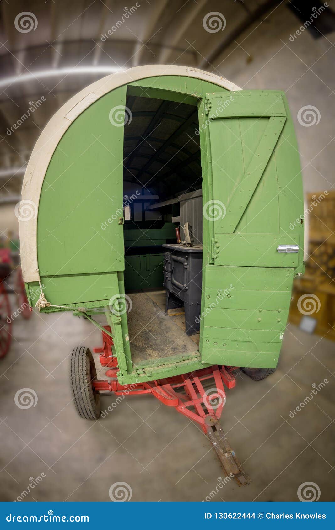 Classic Basque Wagon Used for Sheep Herding on the Open Prairie Stock ...