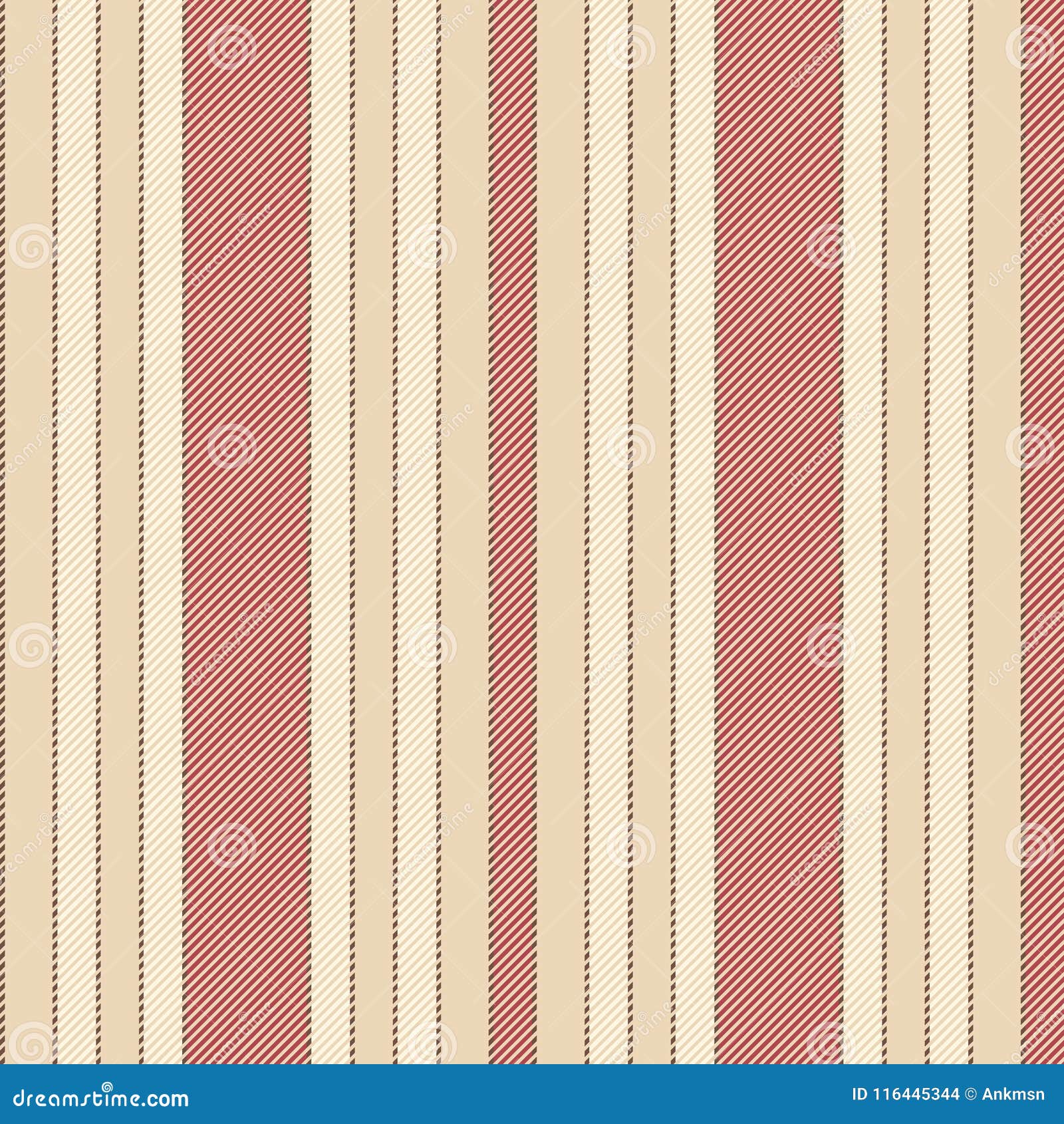 Classic Beige Red Striped Seamless Texture Stock Vector - Illustration ...