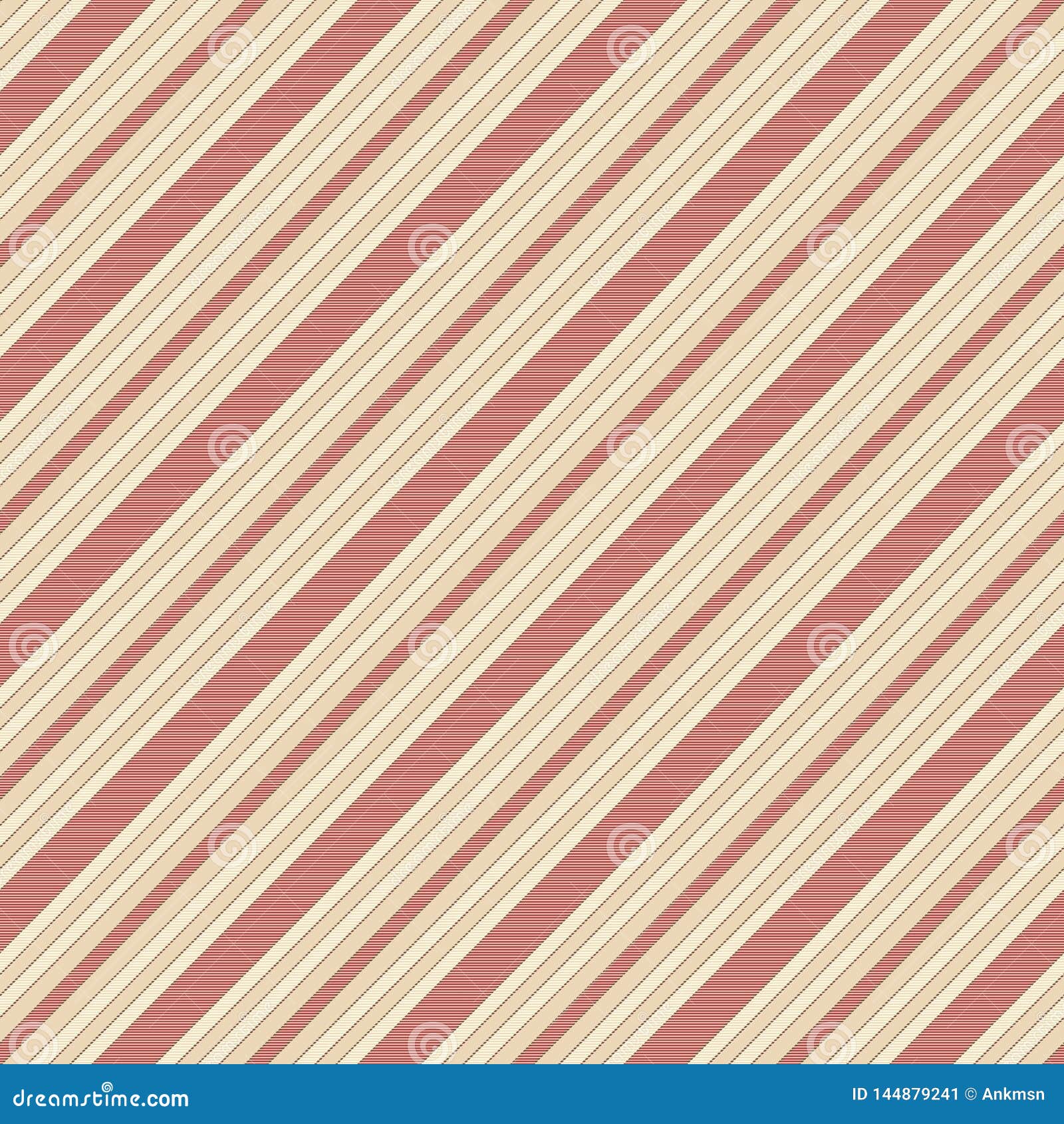 Classic Beige Red Striped Seamless Texture Stock Vector - Illustration ...