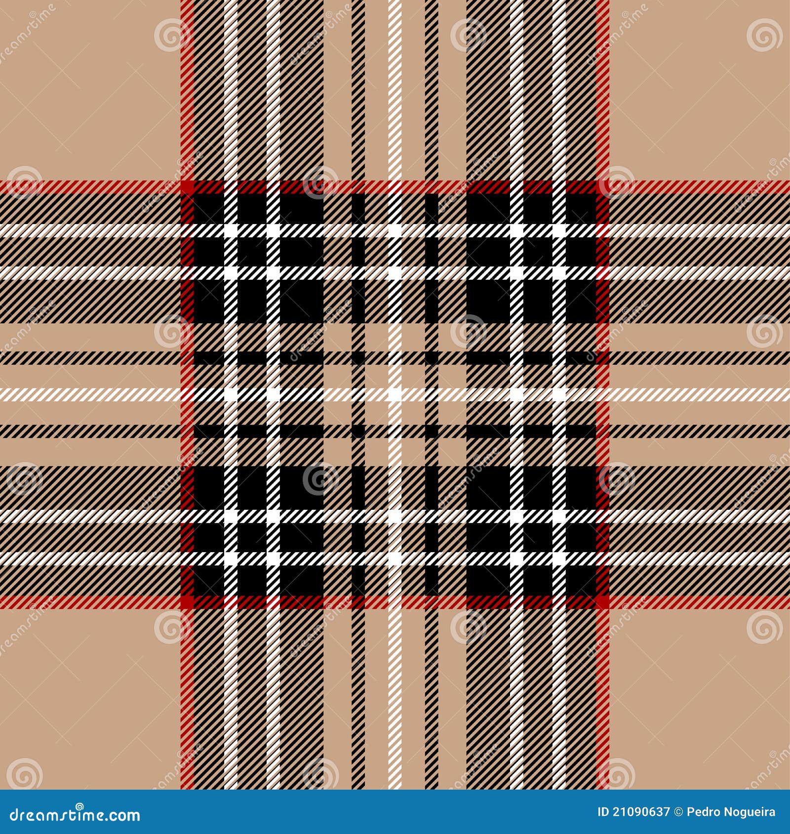 Classic beige tartan stock vector. Illustration of textile - 21090637