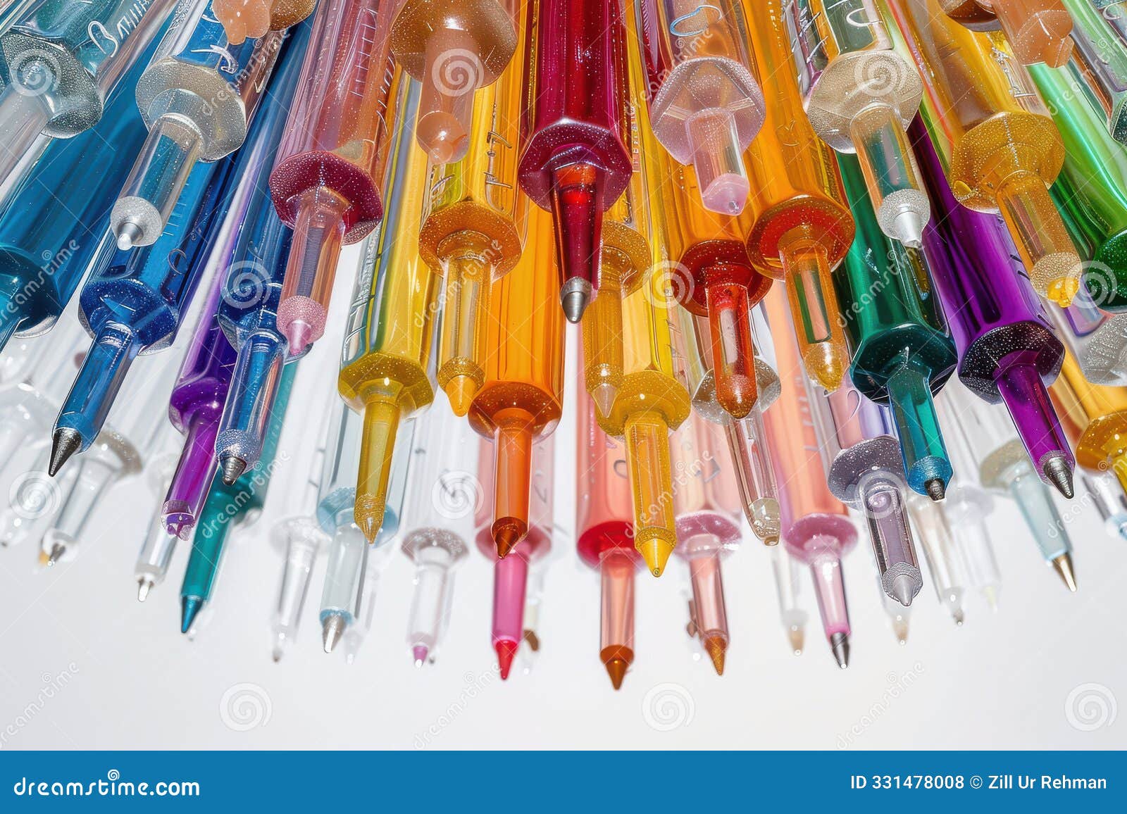 Classic Bic Cristal Colorful Pen Stock Photo - Image of elegant, simple ...