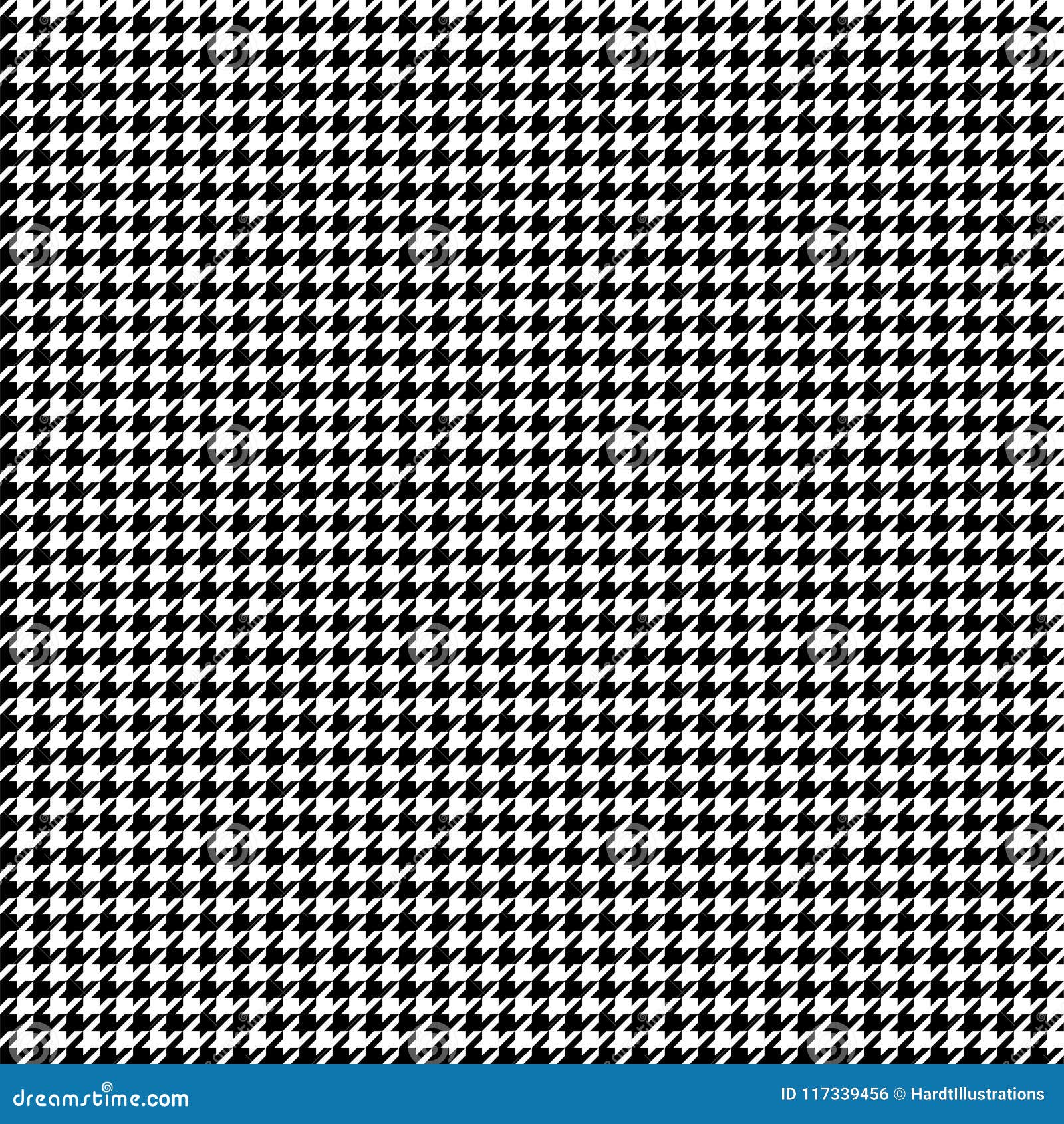 Houndstooth Seamless Pattern Stock Vector - Illustration of modern ...