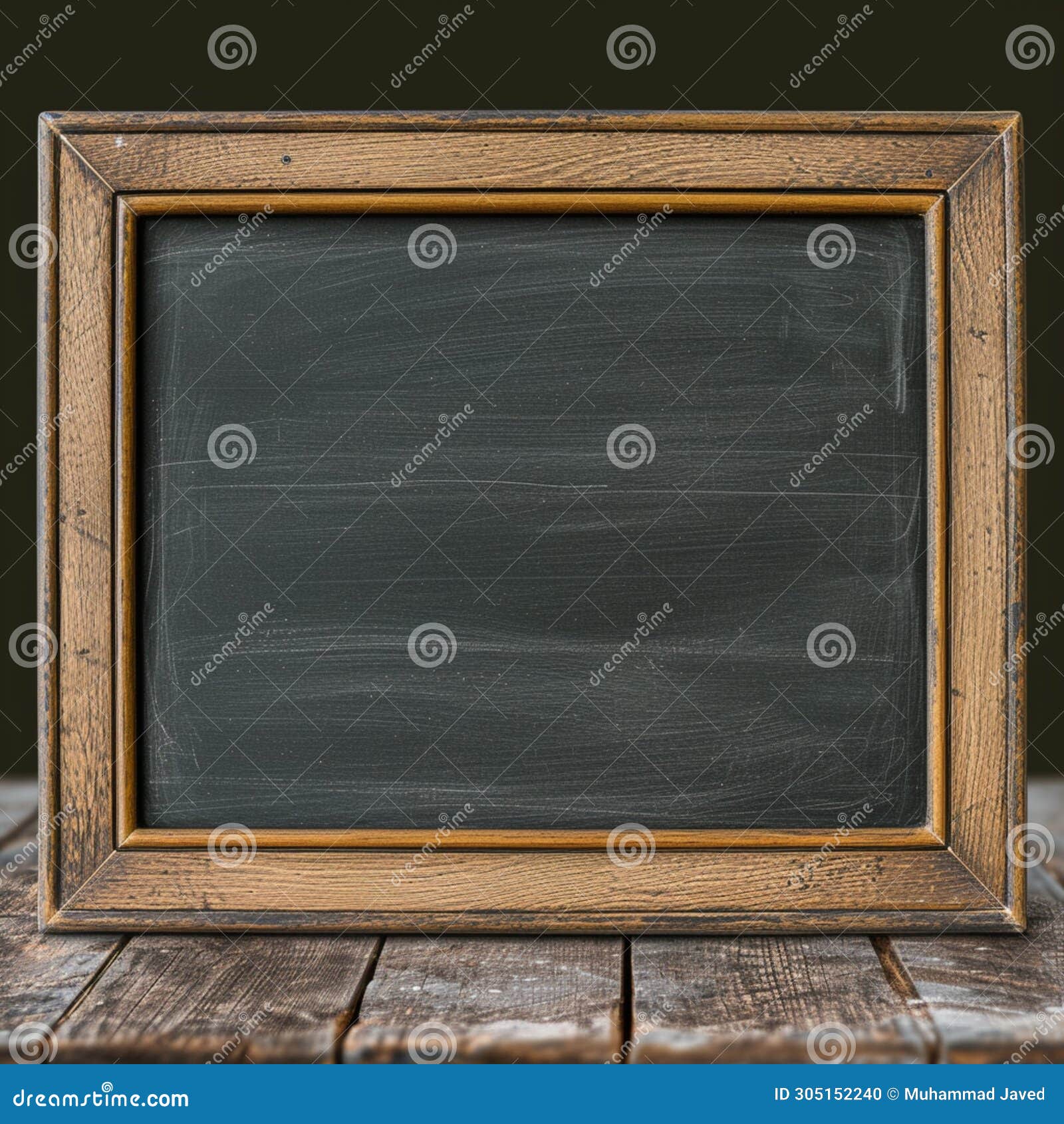 Classic Blackboard Wooden Frame, Timeless Simplicity for Educational ...