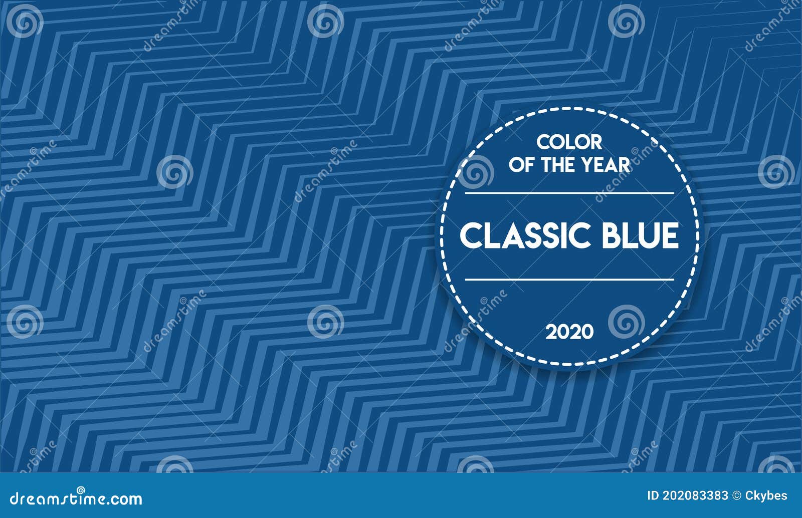 Classic Blue Color Sample. Vector Stock Vector - Illustration of design ...