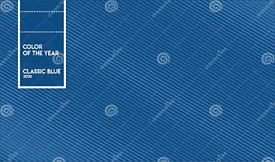 Classic Blue Color Sample. Vector Editorial Image - Illustration of ...