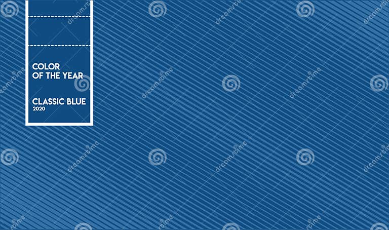 Classic Blue Color Sample. Vector Editorial Image - Illustration of ...