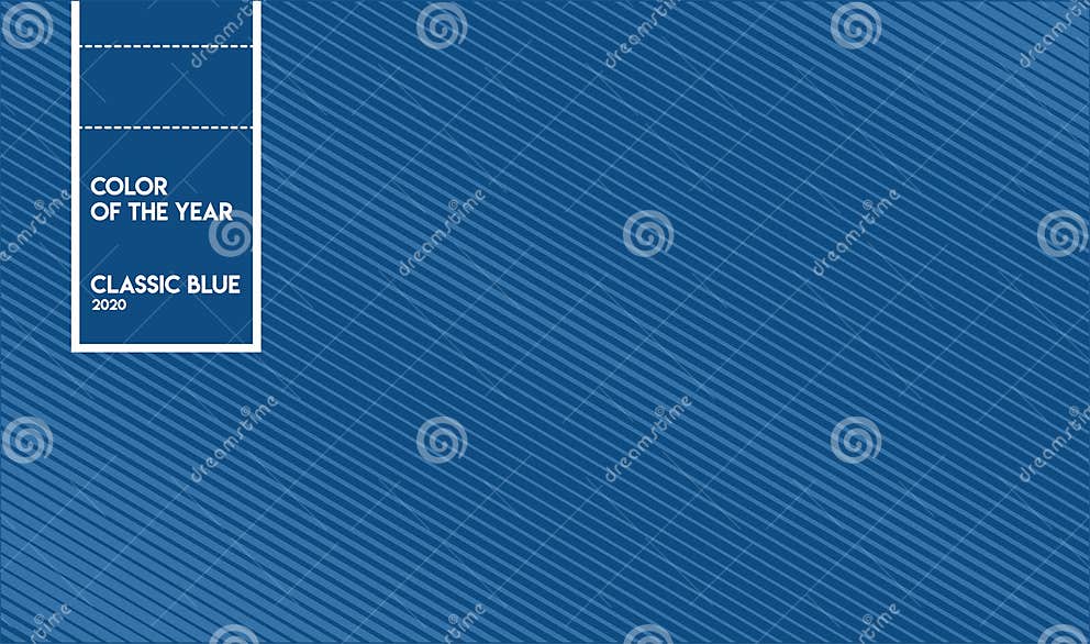 Classic Blue Color Sample. Vector Editorial Image - Illustration of ...