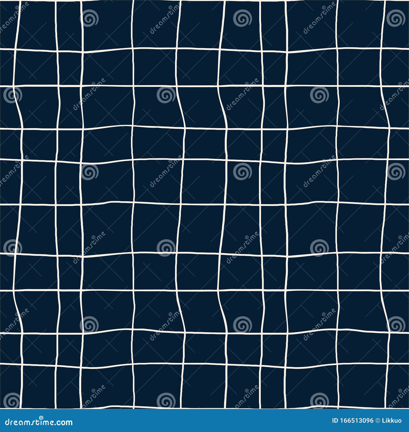 Classic Blue Plaid Minimalist Vector Seamless Pattern. Bars Vertical ...