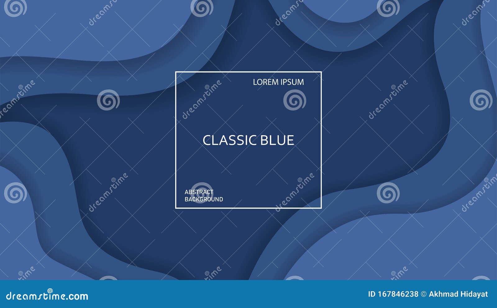 Classic blue trend 2020 stock vector. Illustration of motion - 167846238