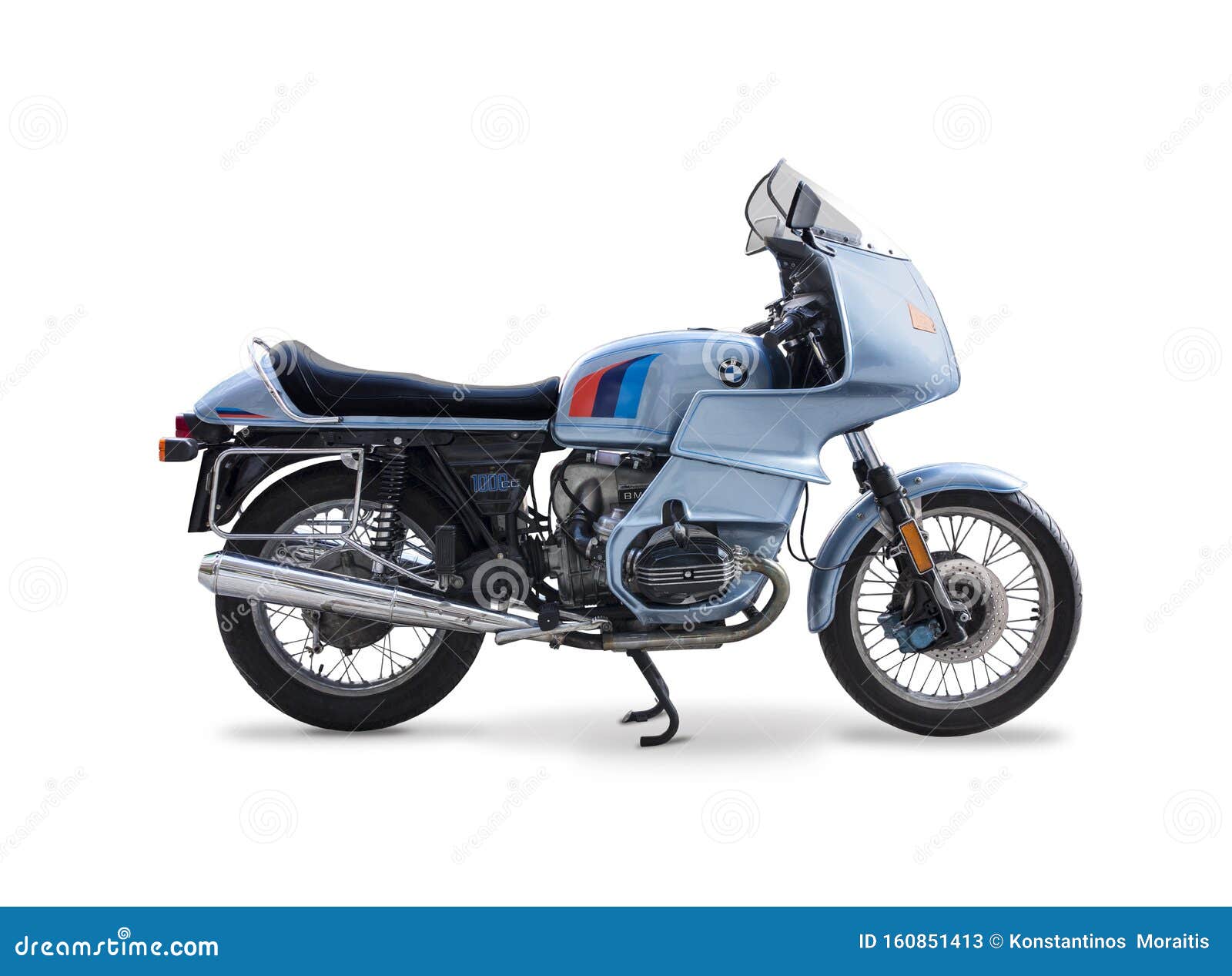 Classic BMW R100RS Isolated on White Editorial Stock Photo - Image of ...